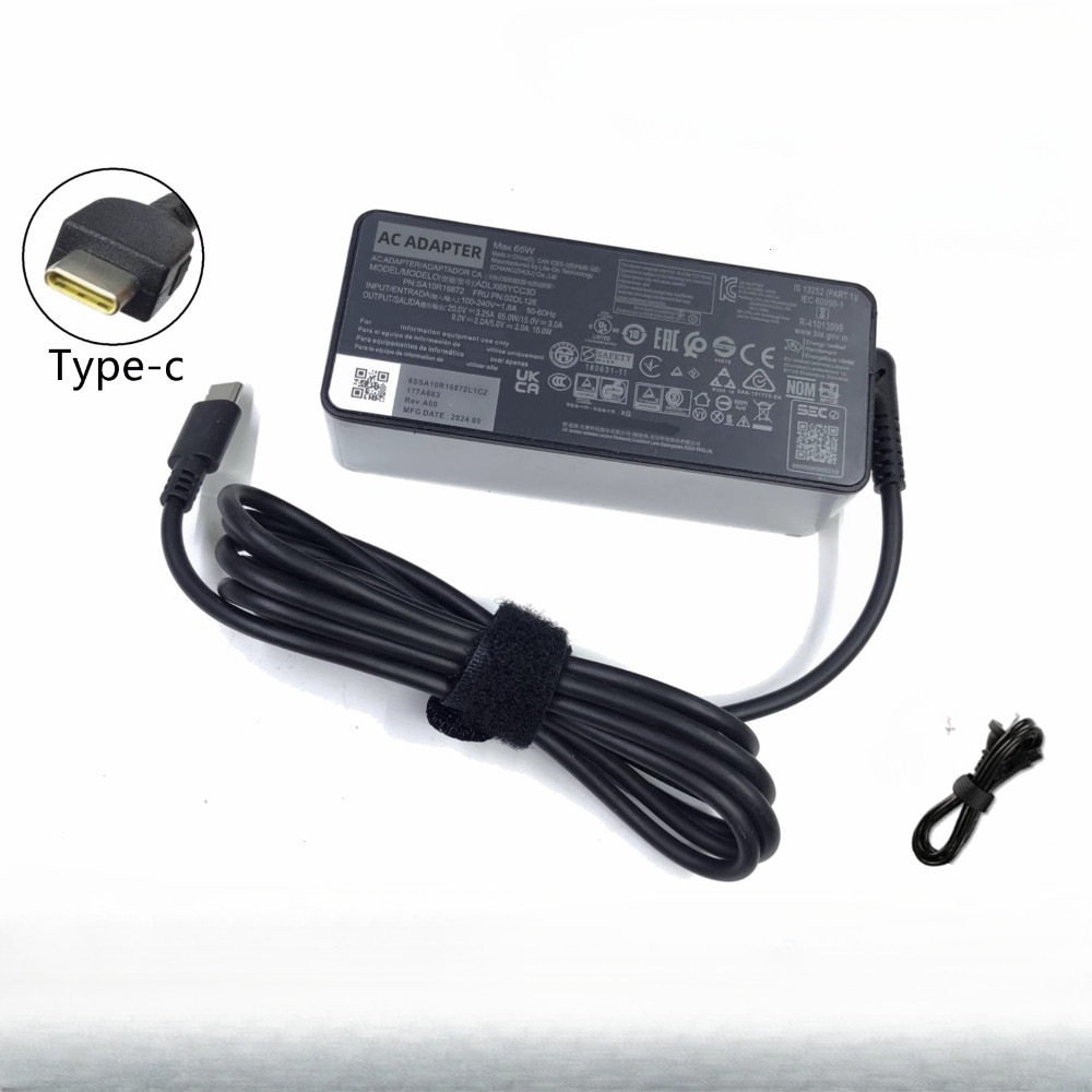 Lenovo Yoga 720 910 ThinkPad E485 T470 X270 P52S Laptop Charger 20V 3 ...