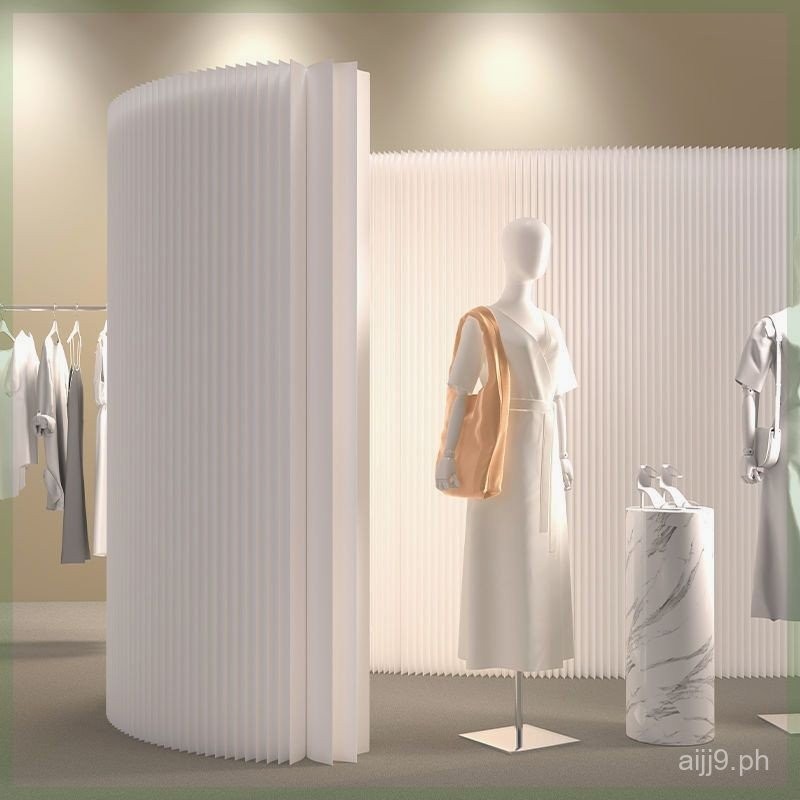 White Paper Wall Screen Partition Office Divider Board Clothing Store ...