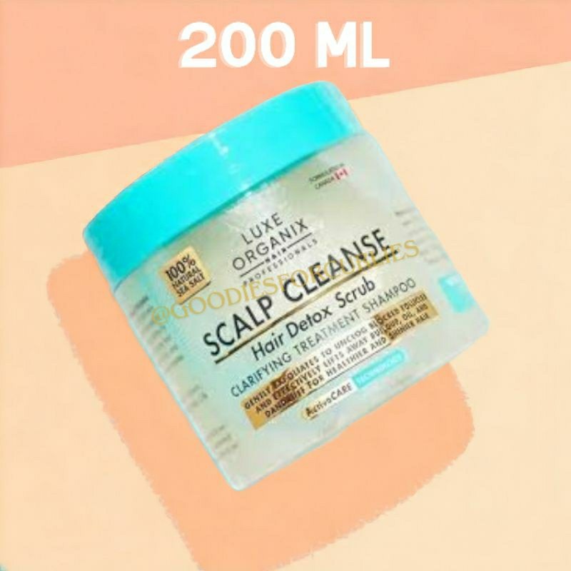 Luxe Organix Scalp Cleanse Hair Detox Scrub 200ml | Shopee Philippines