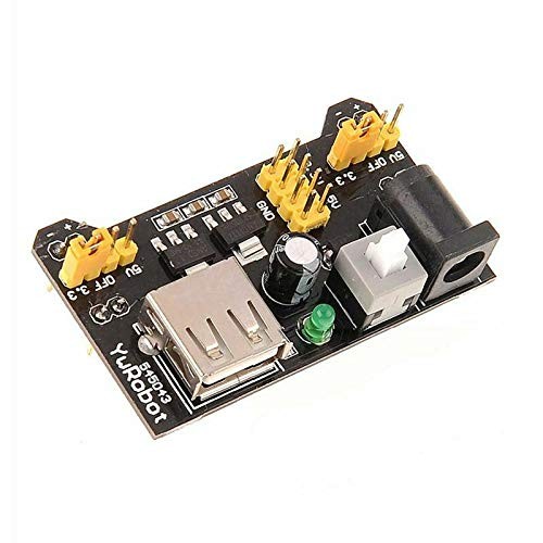 RB MB102 Solderless Breadboard Power Supply Module for Arduino 3.3V 5V ...