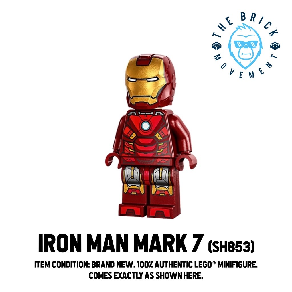 MVSUPERHEROES Iron Man Mark 7 Minifigure | Shopee Philippines