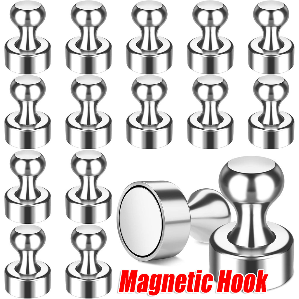 2/4pc Super Strong Magnetic Push Pins - Magnetic Thumb Tacks & Push ...