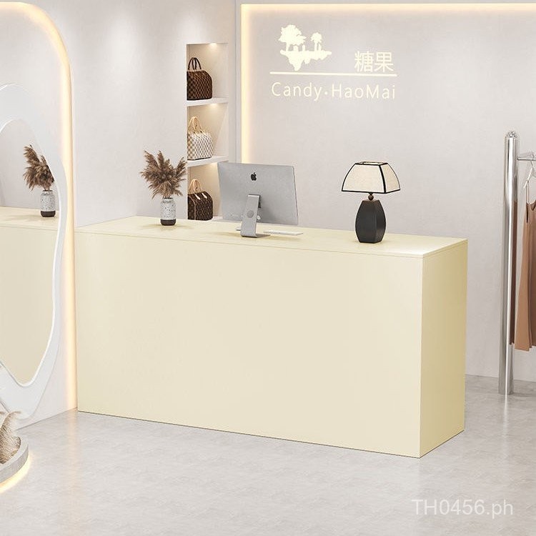 Clothing Store Reception Counter Commercial Front Desk Modern Beauty ...