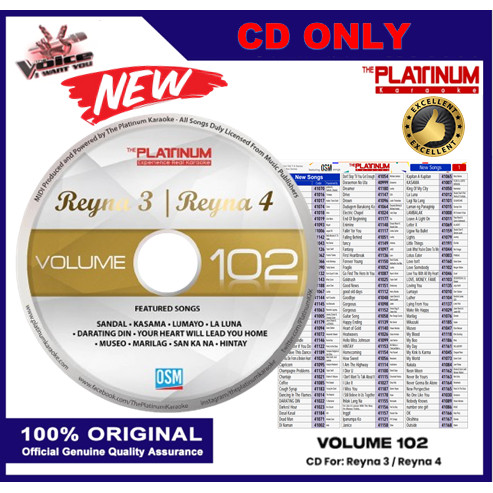 Platinum New Reyna 3 Volume 102 Update CD 2025 | Shopee Philippines