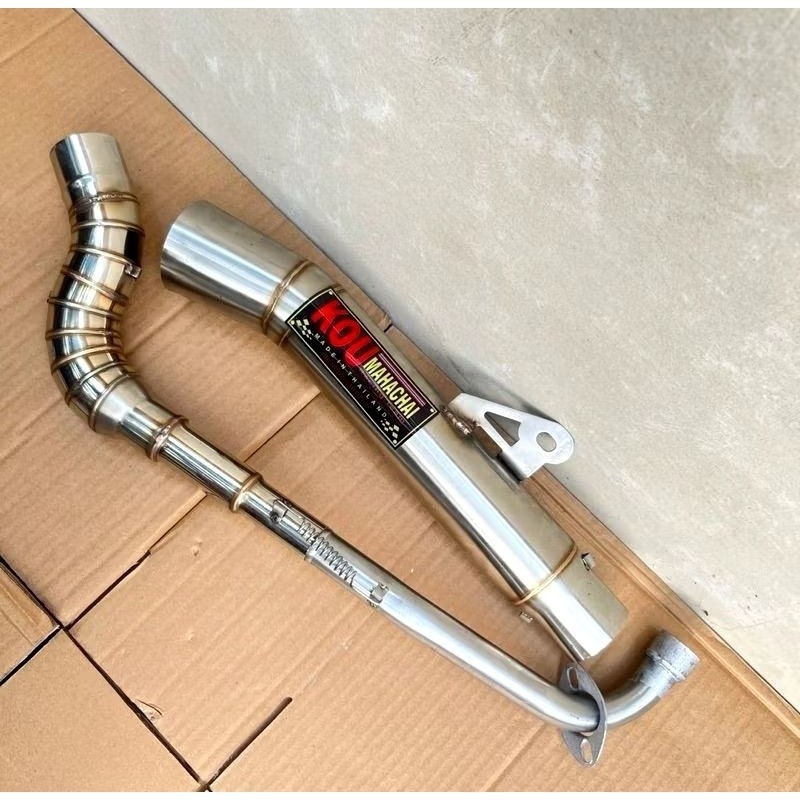 A8 Stainless pipe daeng sai4 kou mahachai Conical open spec Exhaust ...