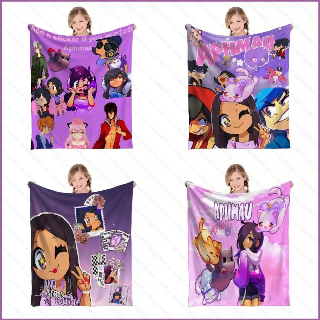 Aphmau Cartoon Blanket Home Sofa Student Dormitory Office Napping Warm ...