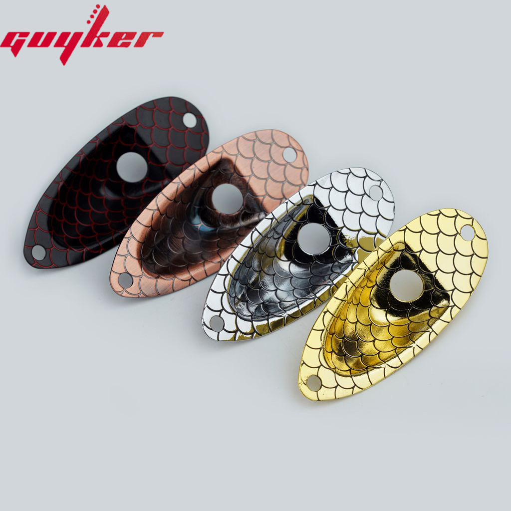 Guyker 1 Piece Oval Curved Metal Copper Jack Plate Jackplate Snake ...