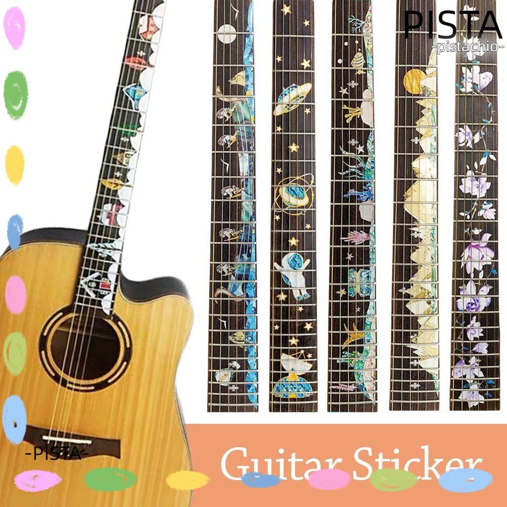 PISTA Guitar Fretboard Sticker, Guitarra Accessories DIY Bass Inlay ...