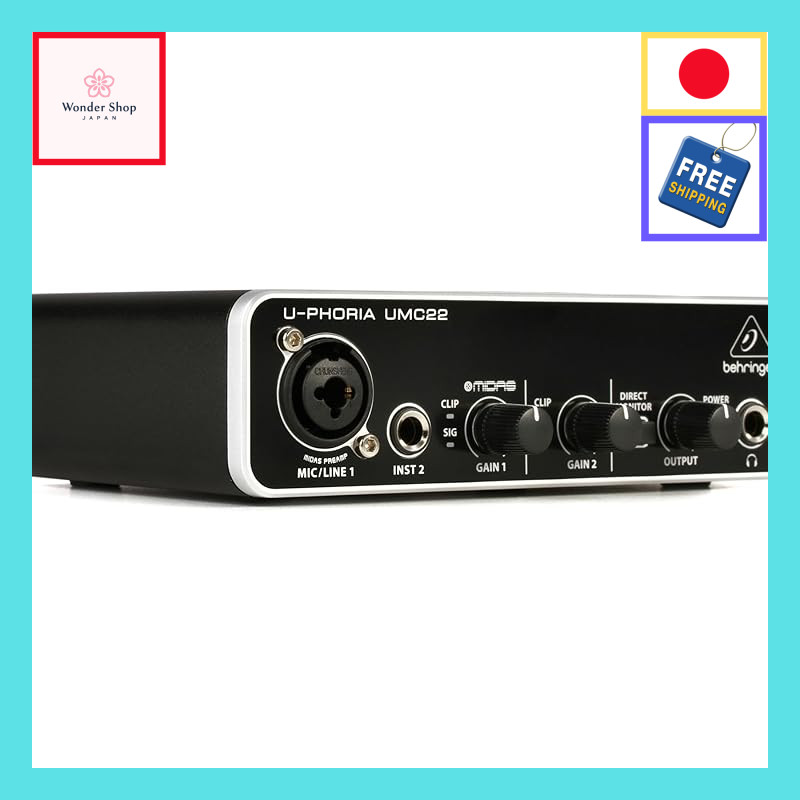 Behringer U-PHORIA UMC22 2x2 USB Audio Interface【Direct from Japan ...