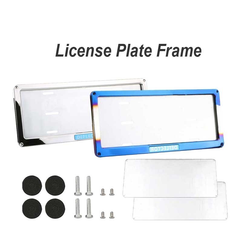 Car Plate Number Frame Acrylic Cover Car License Plate For License ...