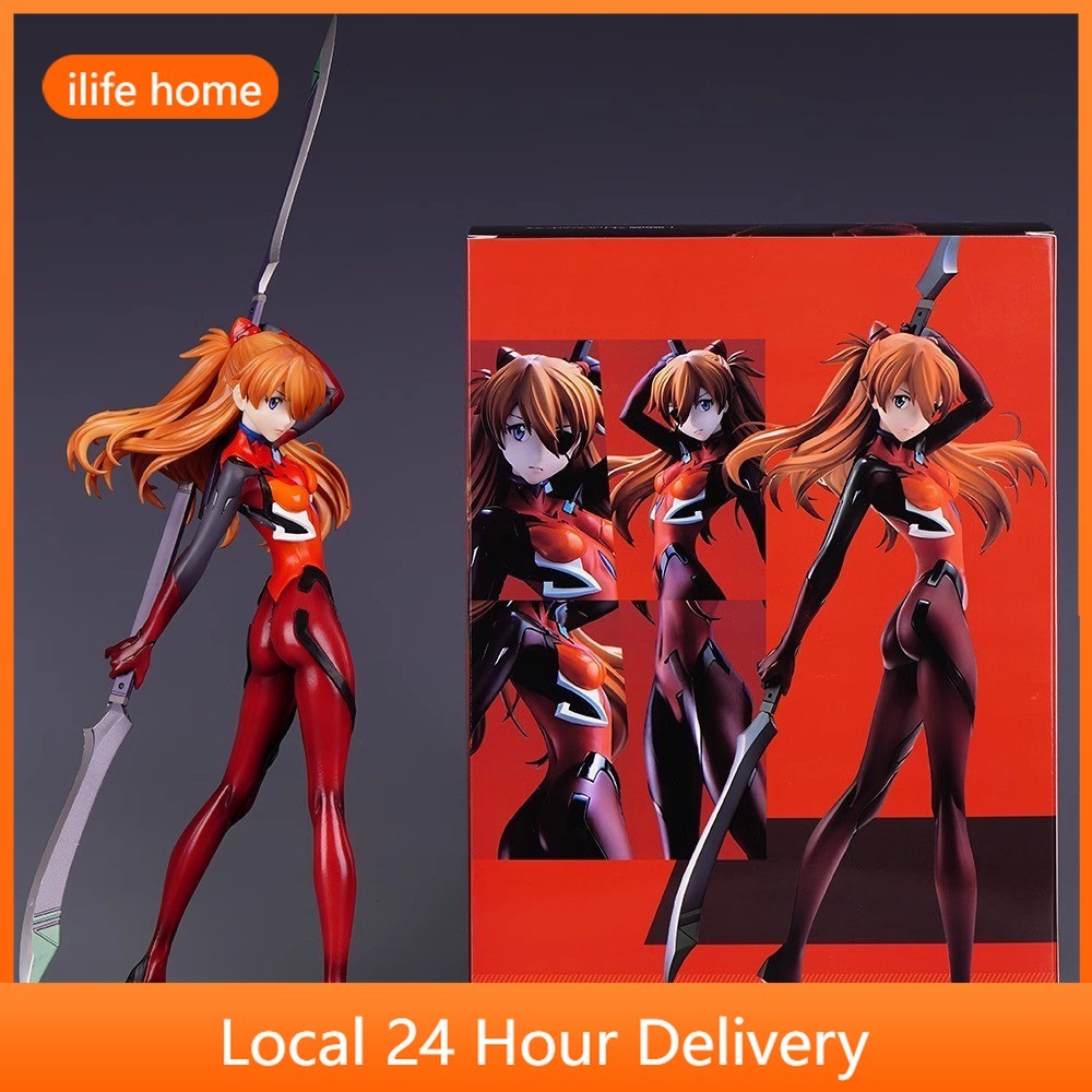 Shipping from Manila 40cm Asuka Langley Soryu EVA New Century Evangelion Cosplay Action Figure Q ...