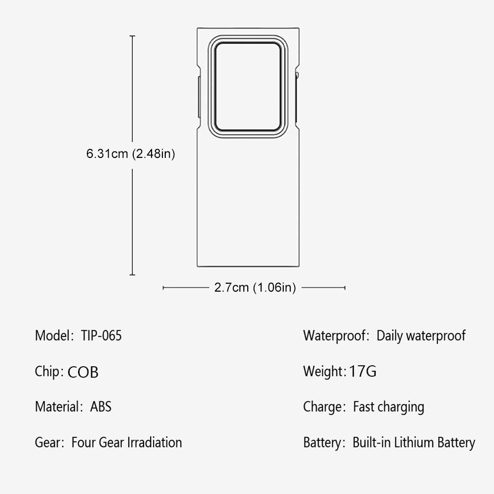 [vighplus.ph] LED Mini Work Light USB Rechargeable Floodlight ...