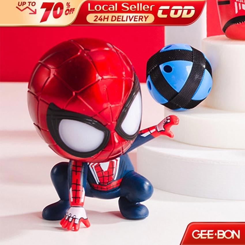 GEEBON Spiderman Action Figure Miniatures Mini Cartoon Spider Man Doll ...