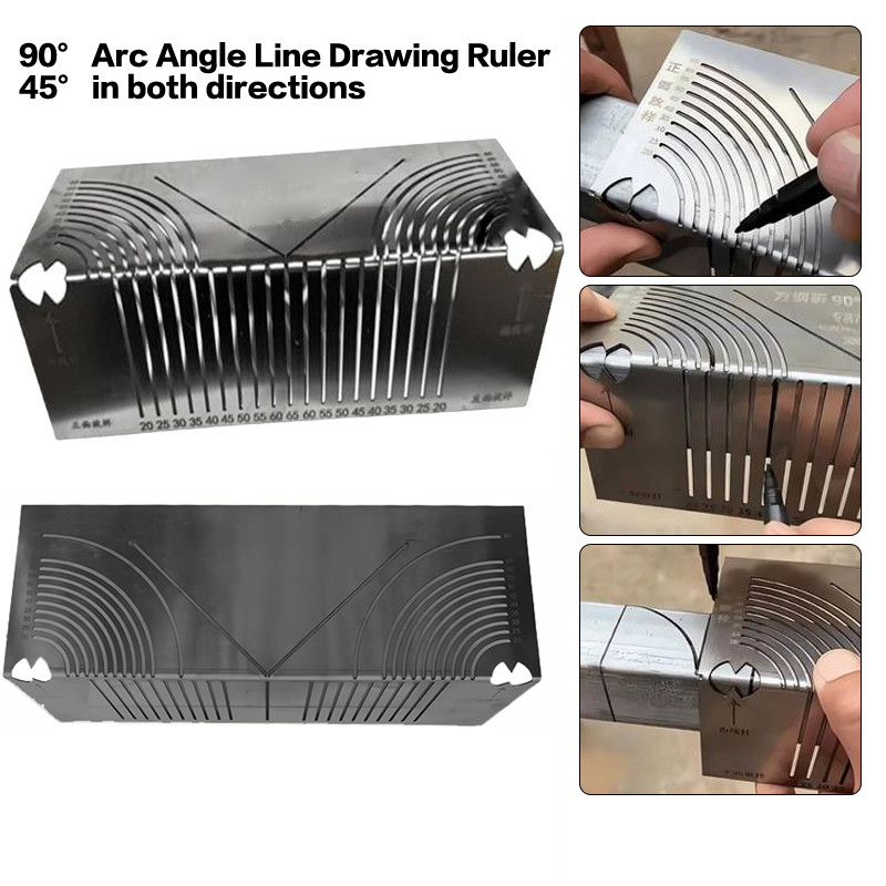 GMARTY Angle & Arc Marking Tool 2025 New Adjustable Linear Arc Dual ...
