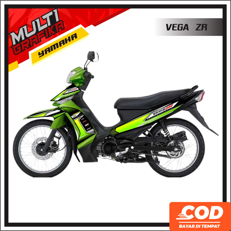 YAMAHA VEGA Motorcycle Striping Decal Stickers ZR Series A, Premium ...
