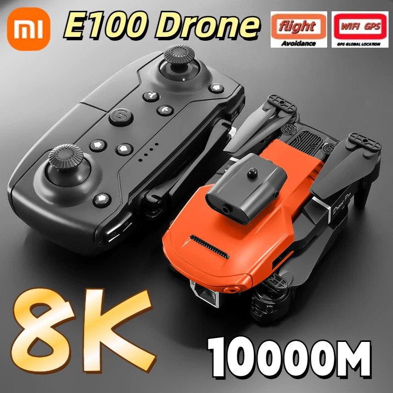 New E100 Drone 8k Professional HD Camera Fpv WiFi Drone and Obstacle ...