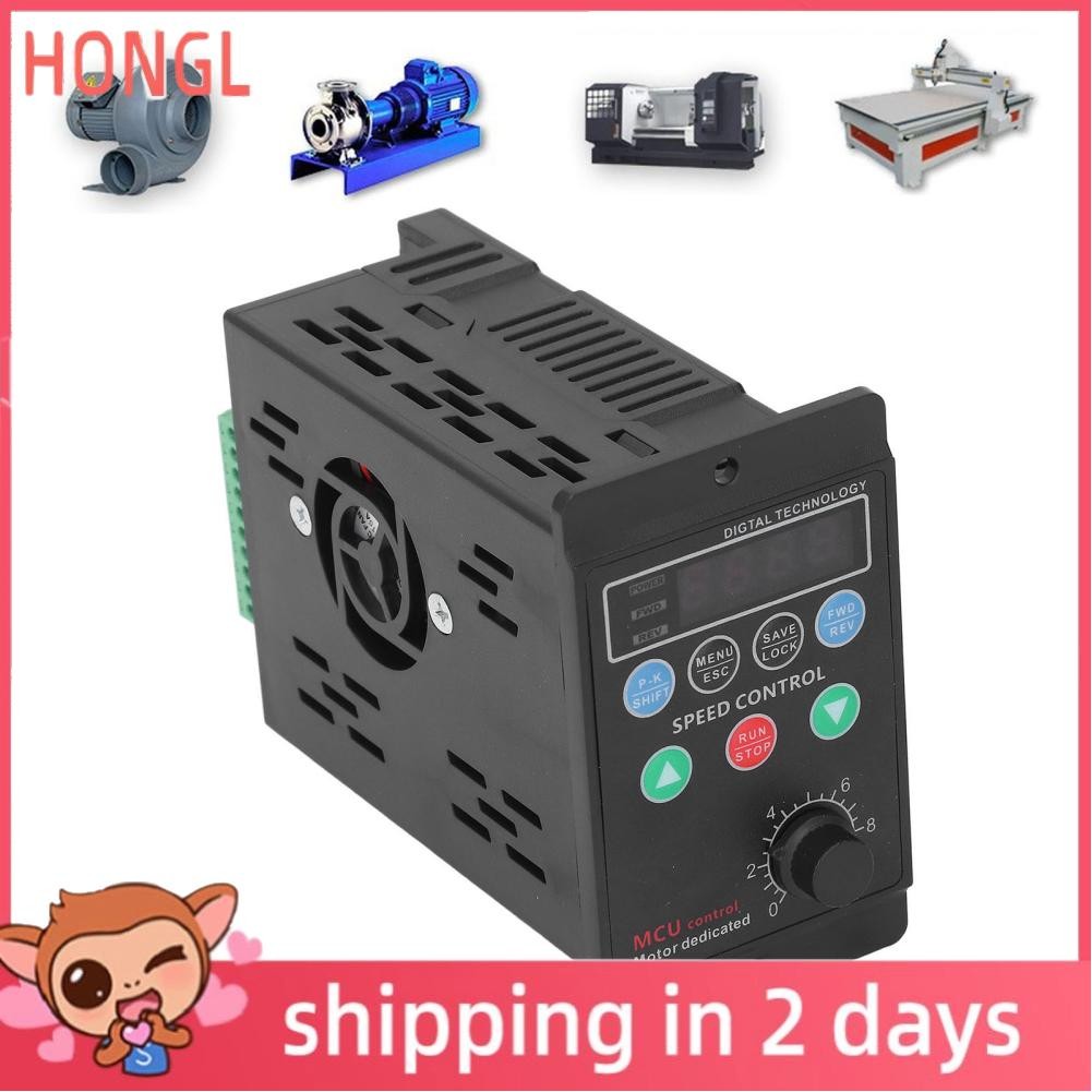 Honglai Frequency Converter 1PH 176-264V Input 3PH 0-220V Output 90W Variable Drive Inverter 3 ...