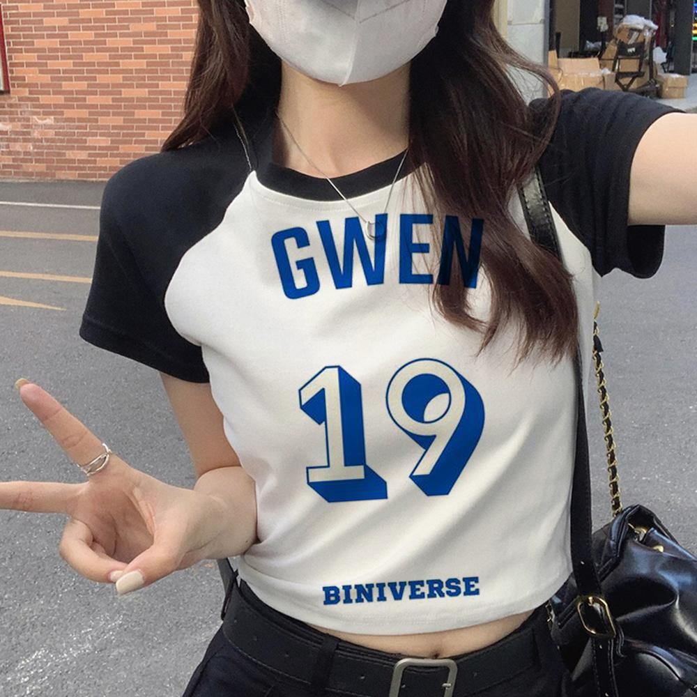 BINI vintage trashy crop top Female streetwear yk2 cyber y2k tshirt ...