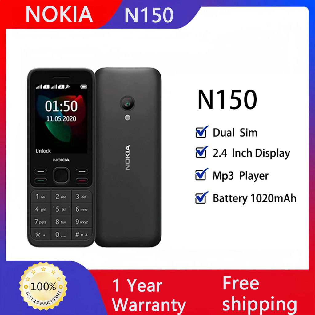 Original Brand New 150 Basic Phone Dual SIM Keypad Phone Supports ...
