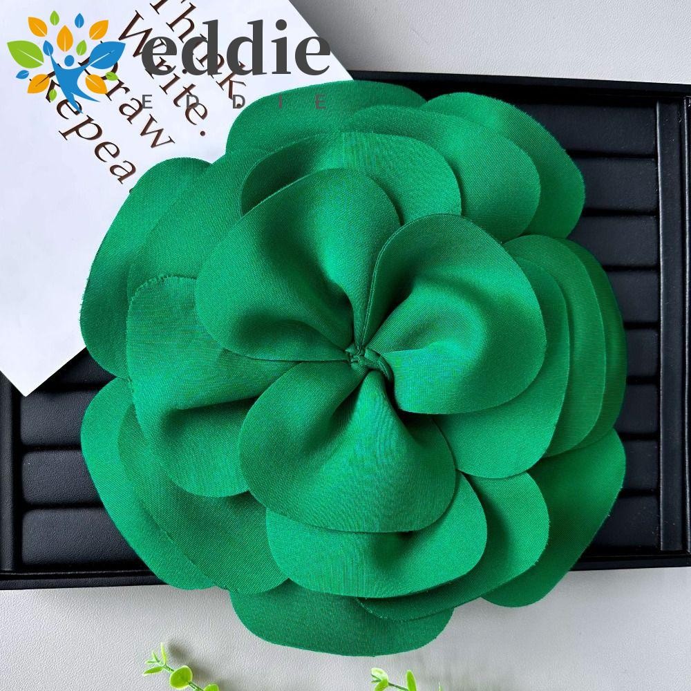 26EDIE Satin Flower Applique, Large Size Chest Flower Clothing ...