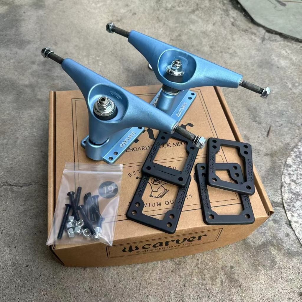 CARVER CX4 SURF TRUCK NEW DOUBLE HOLLOW TRUCK BLUE CARVER TRUCK 2PCS | Shopee Philippines