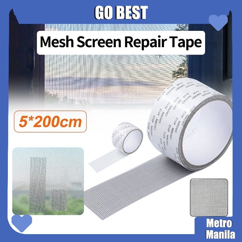 Mesh Screen Repair Tape Window Screen Fiberglass Covering Adhesive ...