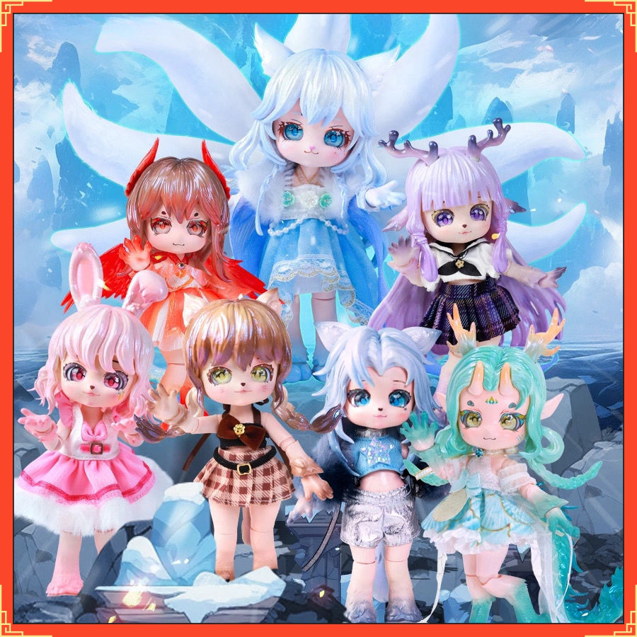 Debisheng Maytree Mountain and Sea Sutra Beast Third Shot BJD Blind Box ...