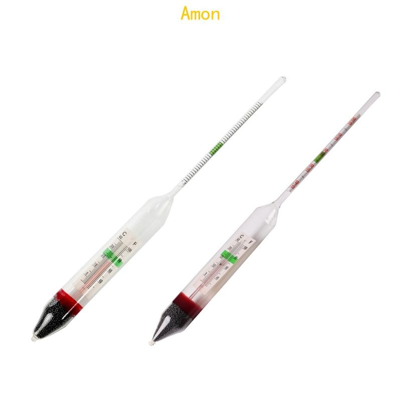 Amon Glass Aquarium Hydrometer with Built-in Marine Floating Salt Water ...
