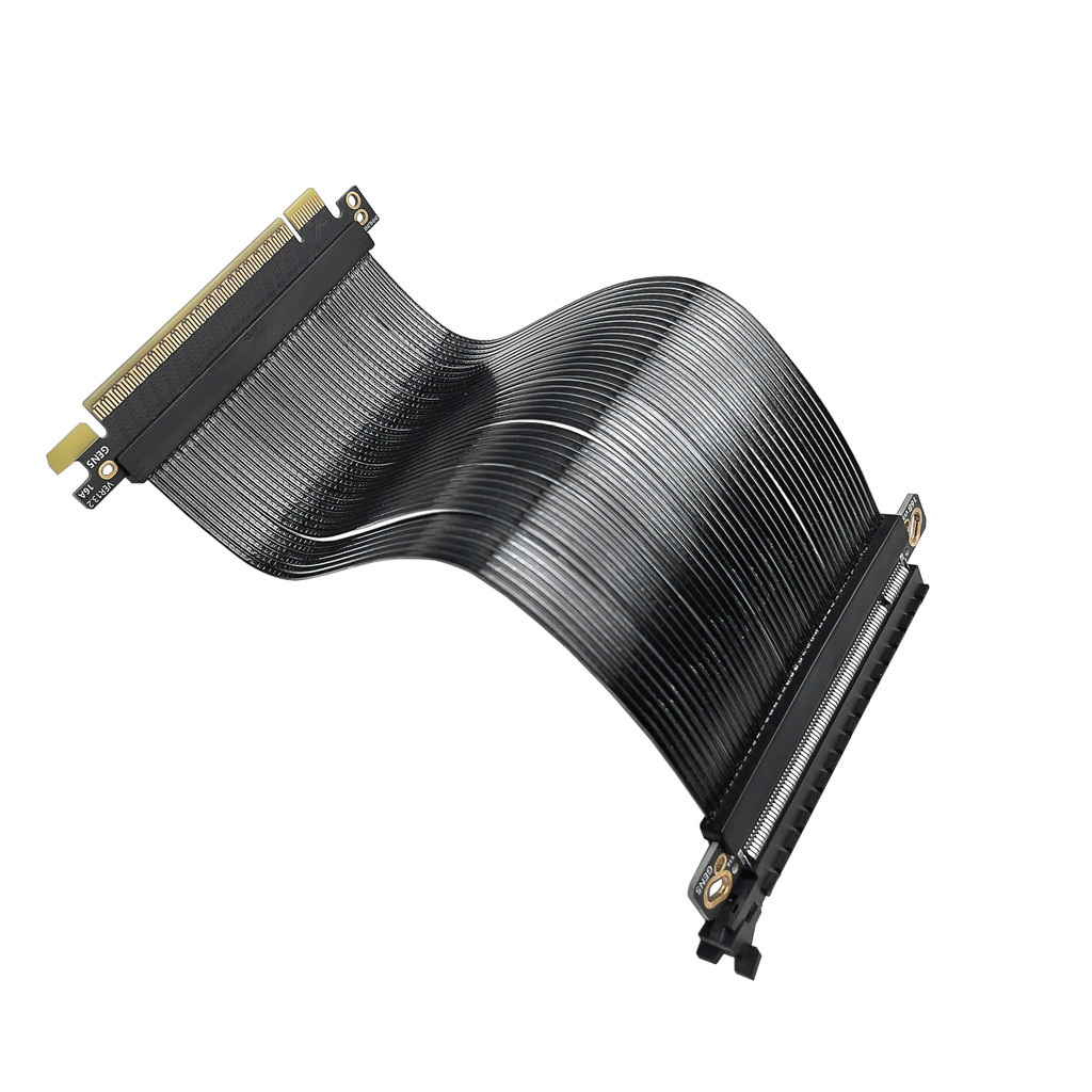 180 Degree PCIE 5.0 Extension Cable Straight PClE 5.0 Riser Cable PCI-E ...