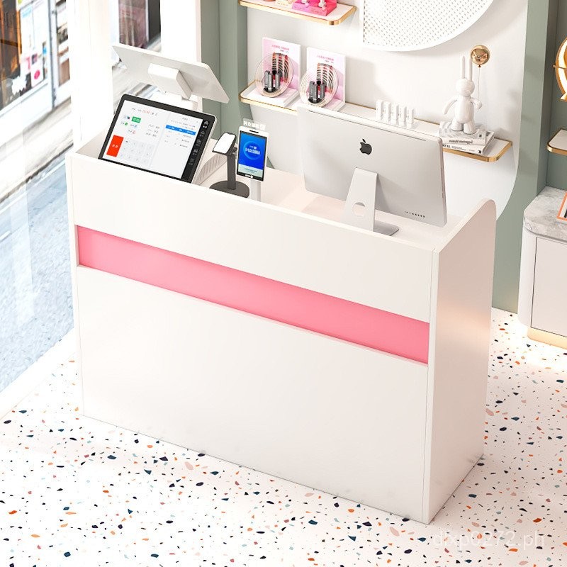 Small Clothing Store Cash Register Counter Reception Desk Front Desk ...