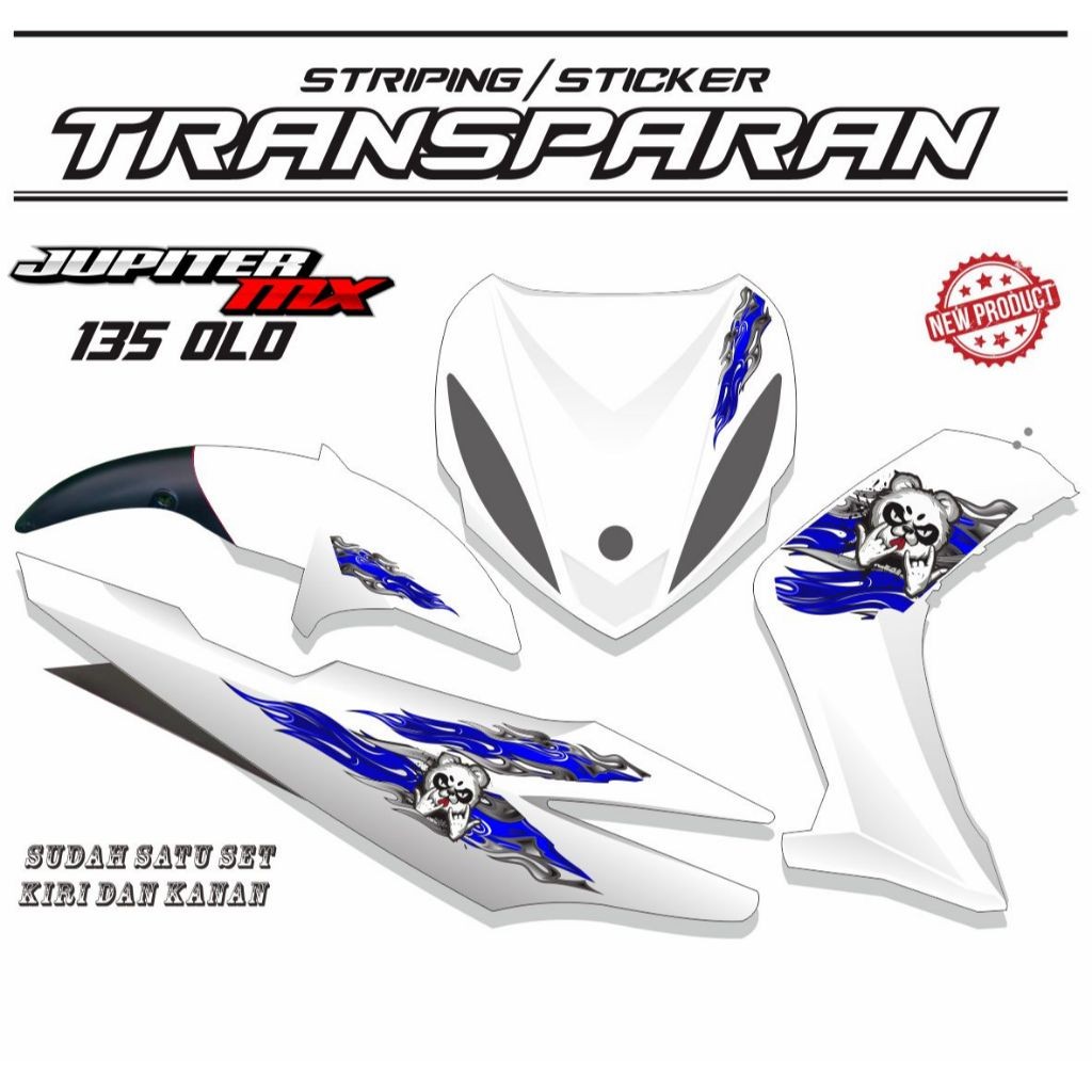 TRANSFER MATERIAL STICKERS POLET STICKERS TRANSPARENT STRIPING ...