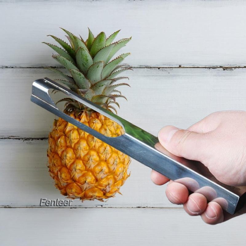 [Fenteer] Kitchen Tool Home Pineapple Eye Cutter Handheld Pineapple Eye ...
