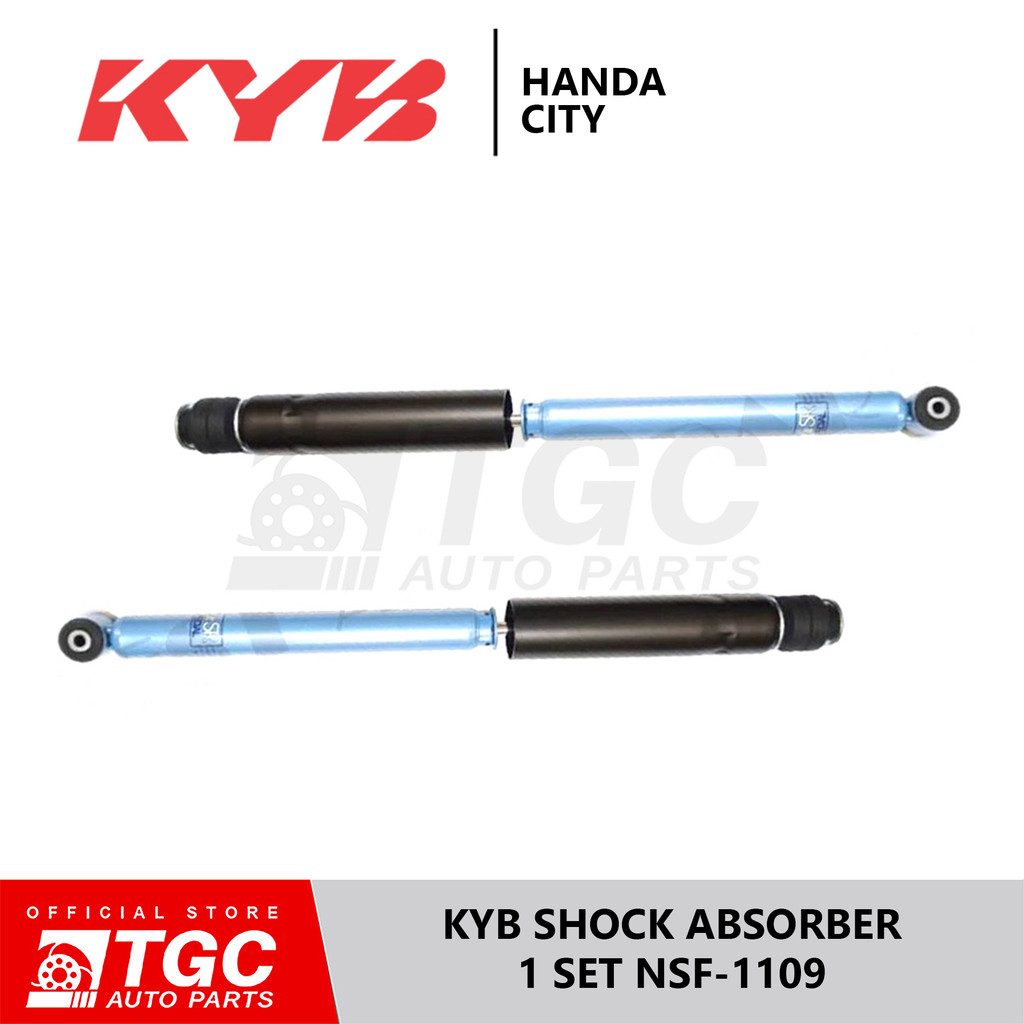 KYB (2pcs) New SR Special Shock Absorber Rear Left & Right for Honda ...