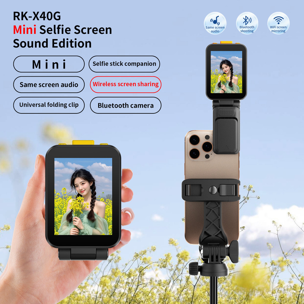 2025 Minyou mobile phone rear selfie display screen with sound playback ...
