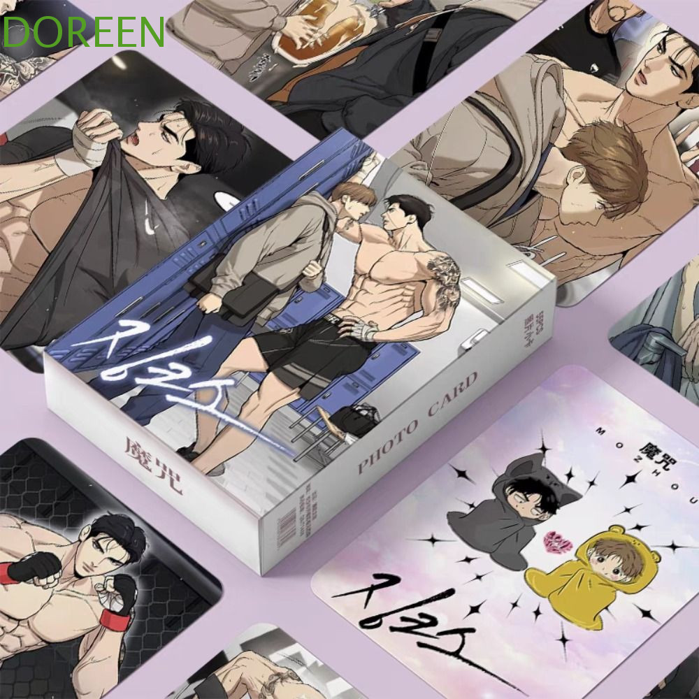 DOREEN 55pcs/set Korean BL Manwha Jinx Postcard, Paper Manwha Jinx ...