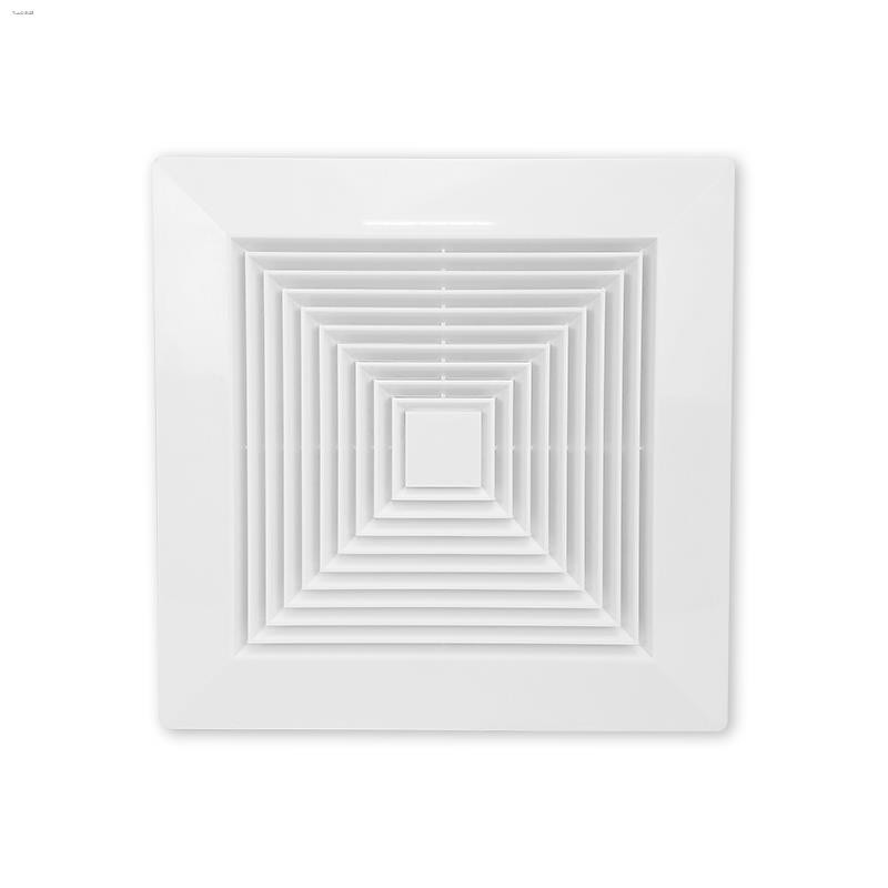 ABS square integrated ceiling diffuser ventilation panel duct fan fan ...