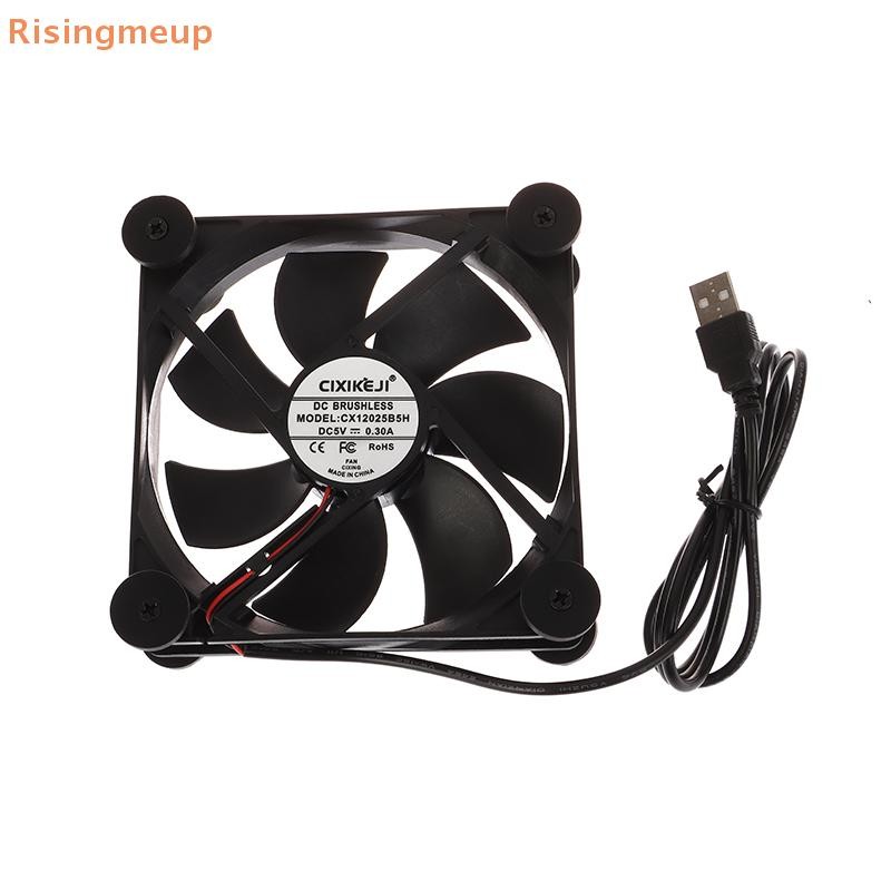 [Risingmeup] 120MM 5V USB Fan Powered PC Router Fans With Stepless ...