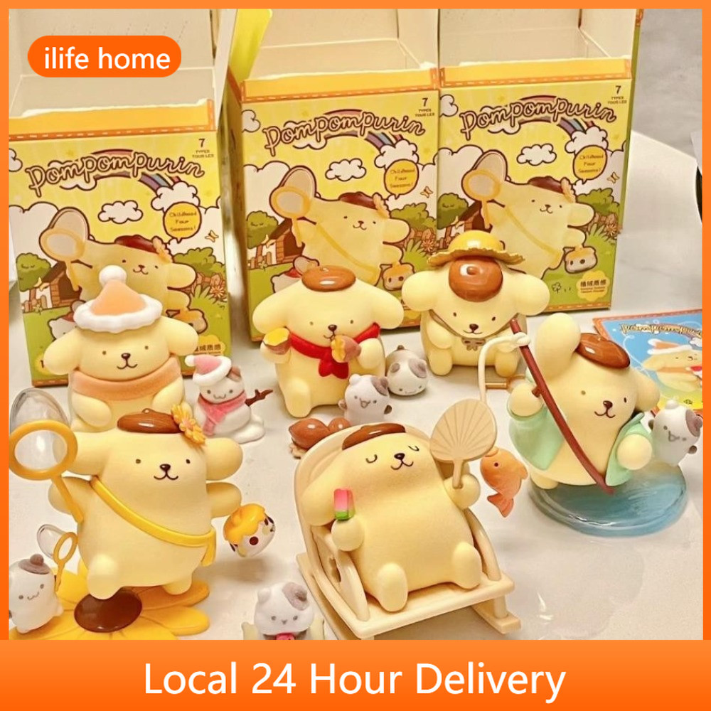 Shipping from Manila 6Pcs/Set Sanrio Pompompurin Cosplay Christmas Four ...