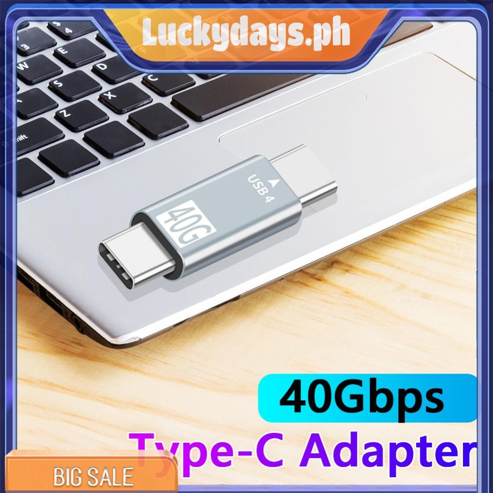 40Gbps USB4.0 8K 60Hz PD100W USB Type-C Male Charger Connector for Thunderbolt 4 | Shopee ...