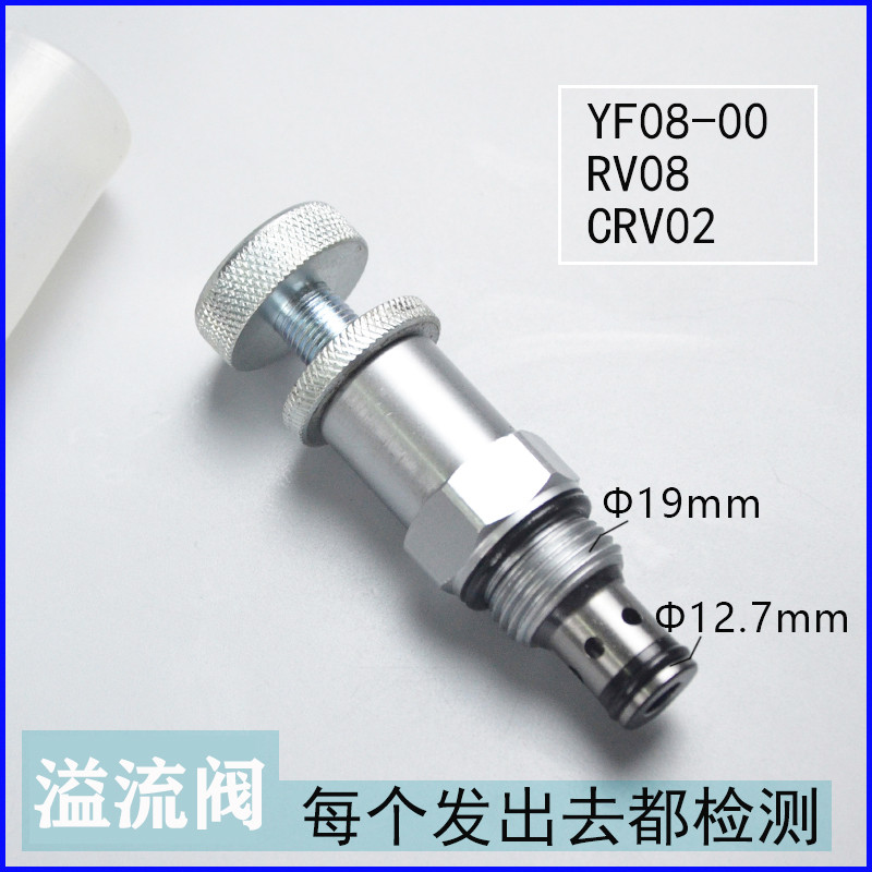 Threaded Plug-In Straight-Action Overflow Valve YF08-00 Pressure ...