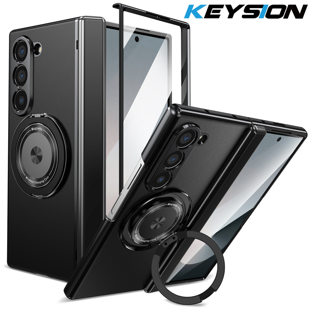 KEYSION 360 °Rotating Magnetic Ring Case for MagSafe for Samsung Galaxy ...
