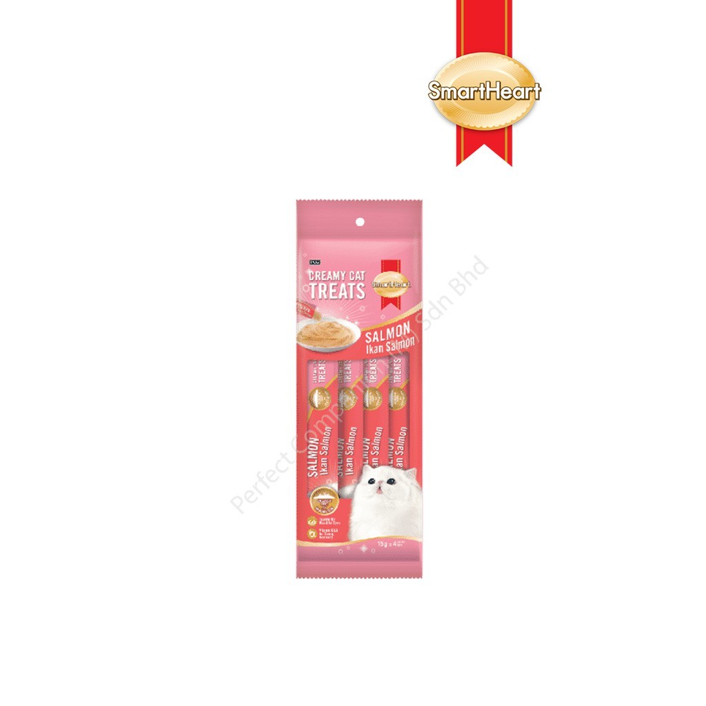 SmartHeart Cat Creamy Treats Salmon 60g | Shopee Philippines