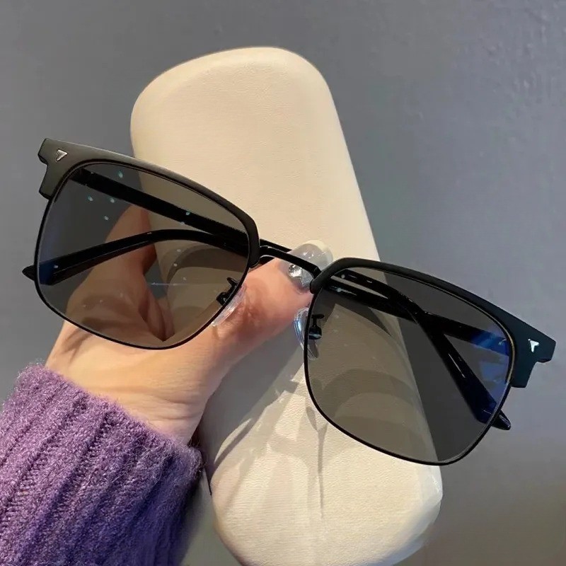 High Quality Photochromic Anti Radiation Metal Glasses Square Frame ...