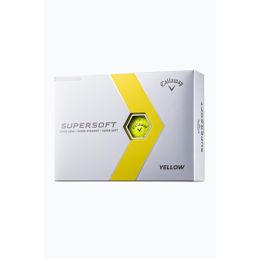 Callaway SUPERSOFT 23 YLW Golf Balls 1 dozen 12 balls 2-piece ...