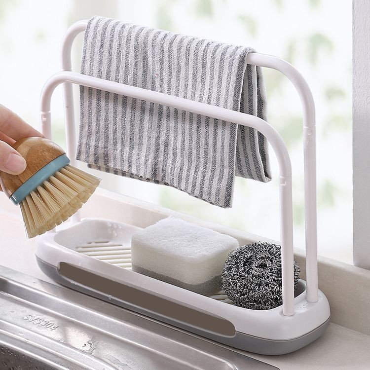 Kitchen Dish Cloth Rack Countertop Sponge Steel Ball Storage Rack ...