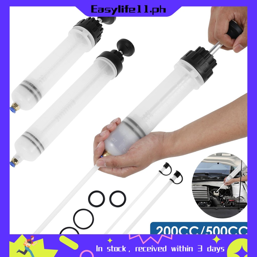 Fluid Extractor 200cc/500cc Portable Fluid Syringe Pump with 2 Syringe ...
