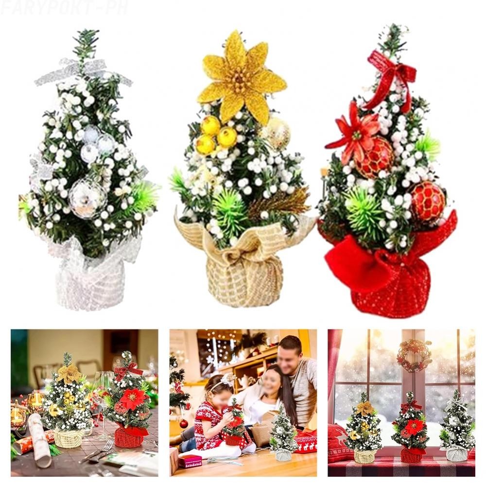 Compact Mini Christmas Tree with Colorful Decorations Perfect for ...