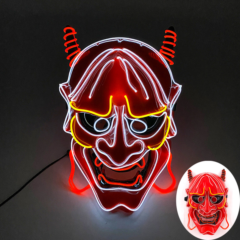 Multiple Personalized Masks Glowing Movie Halloween Decor Predator Mask ...