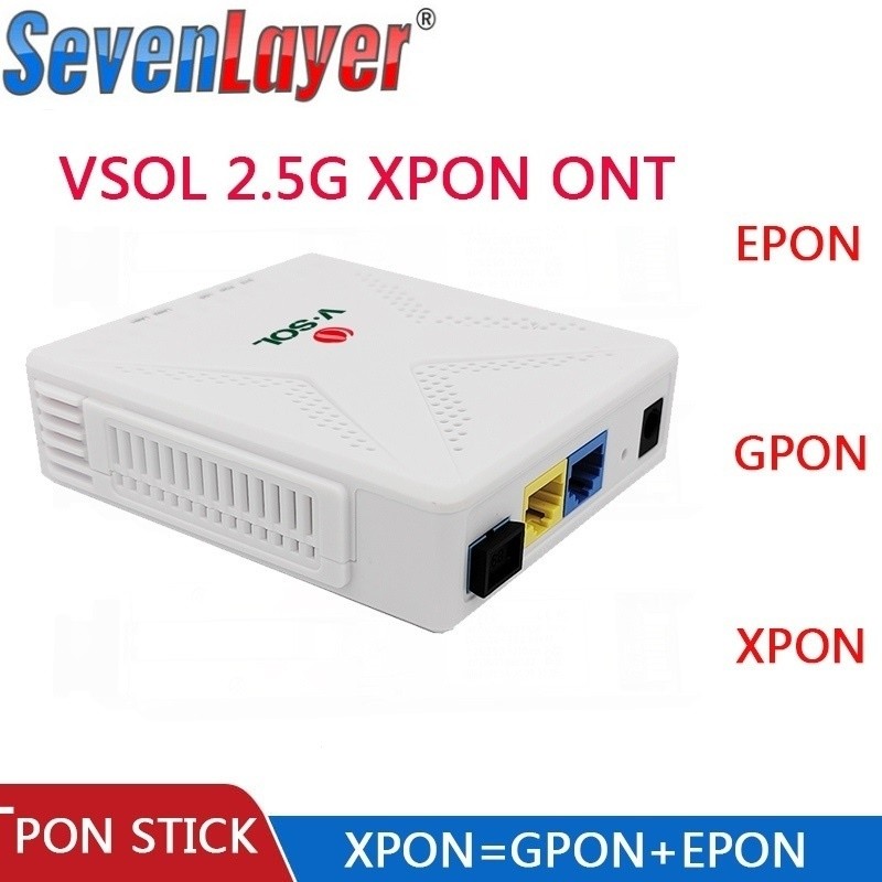 Brand new Vsol V2802RH 2.5G XPON ONT EPON GPON ONU With pppoe | Shopee ...