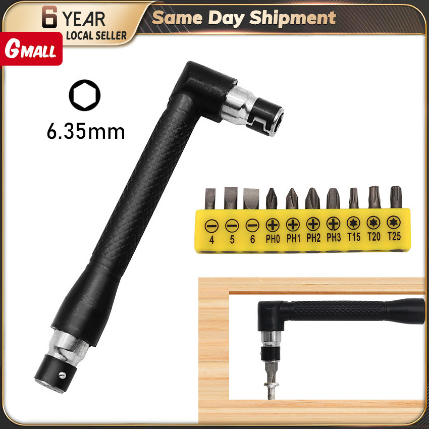 【Fast Delivery】 Double Head L-Shaped Socket Wrench 1/4 6.35mm ...